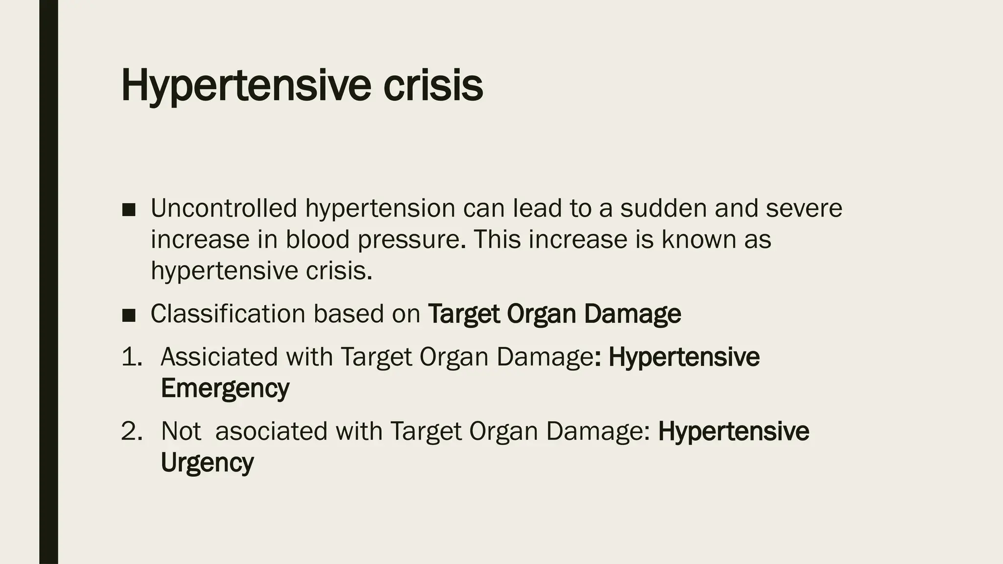 Medicine Ppt Health care & Medicine.ppt Symptoms of Hypertensive Emergency | PPTX
