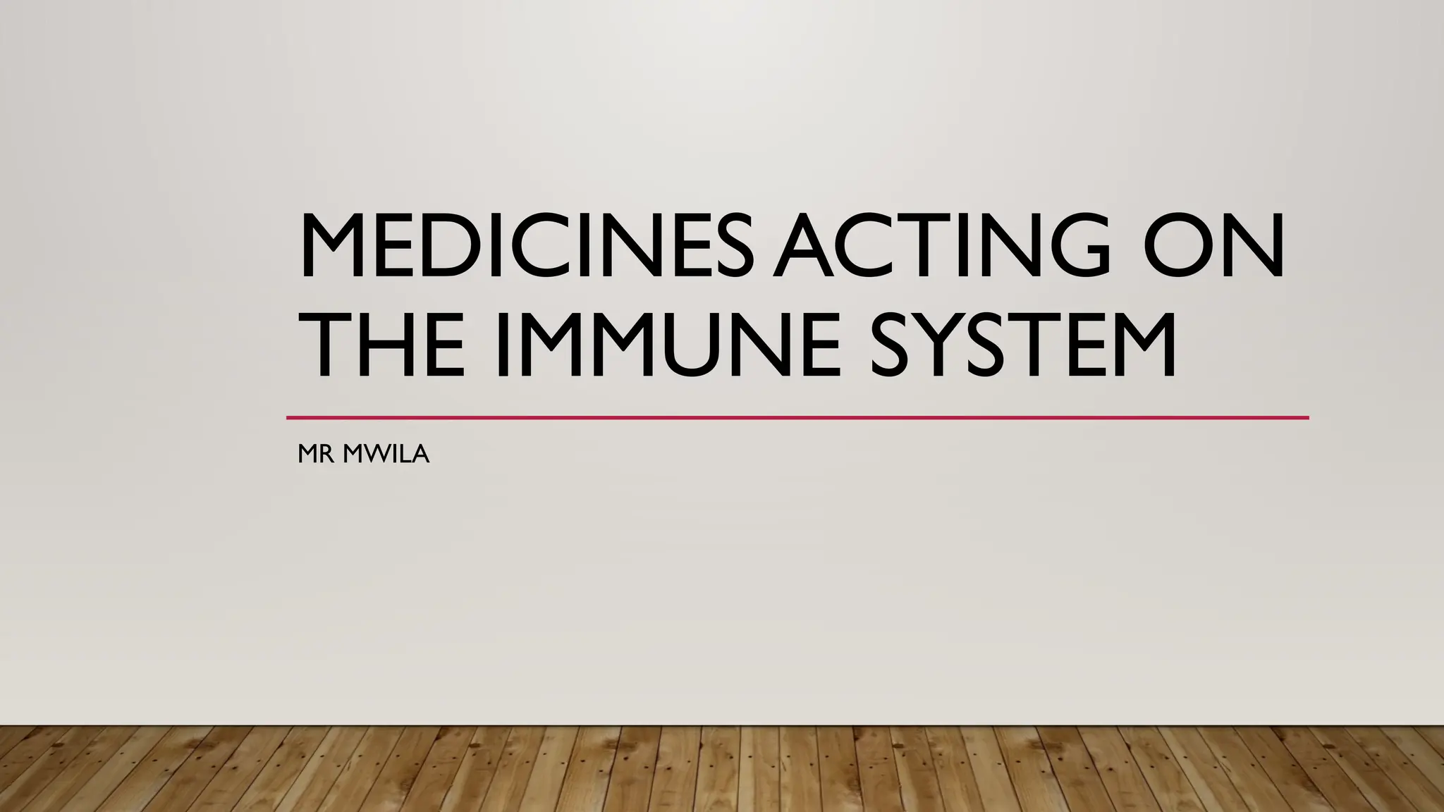 MEDICINES ACTING ON THE IMMUNE System vaccines, Antiretroviral | PPTX
