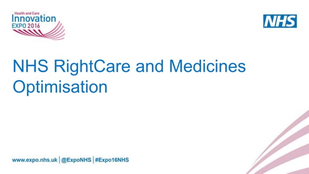 Medicines Optimisation and NHS Right Care | PPT