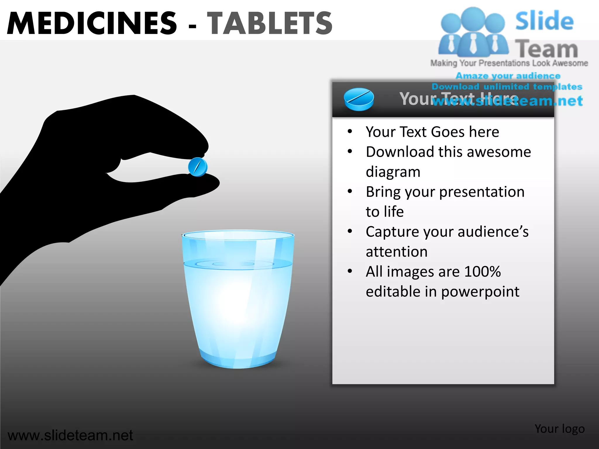 Medicine tablets powerpoint ppt templates. | PPT