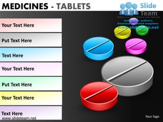 Medicine tablets powerpoint presentation slides. | PPT