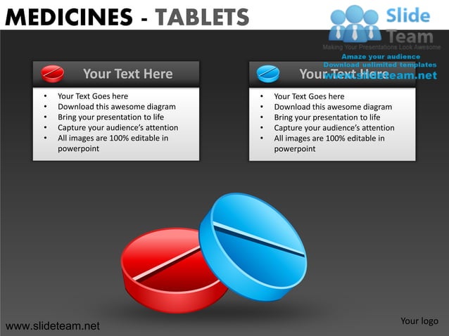 Medicine tablets powerpoint presentation slides. | PPT