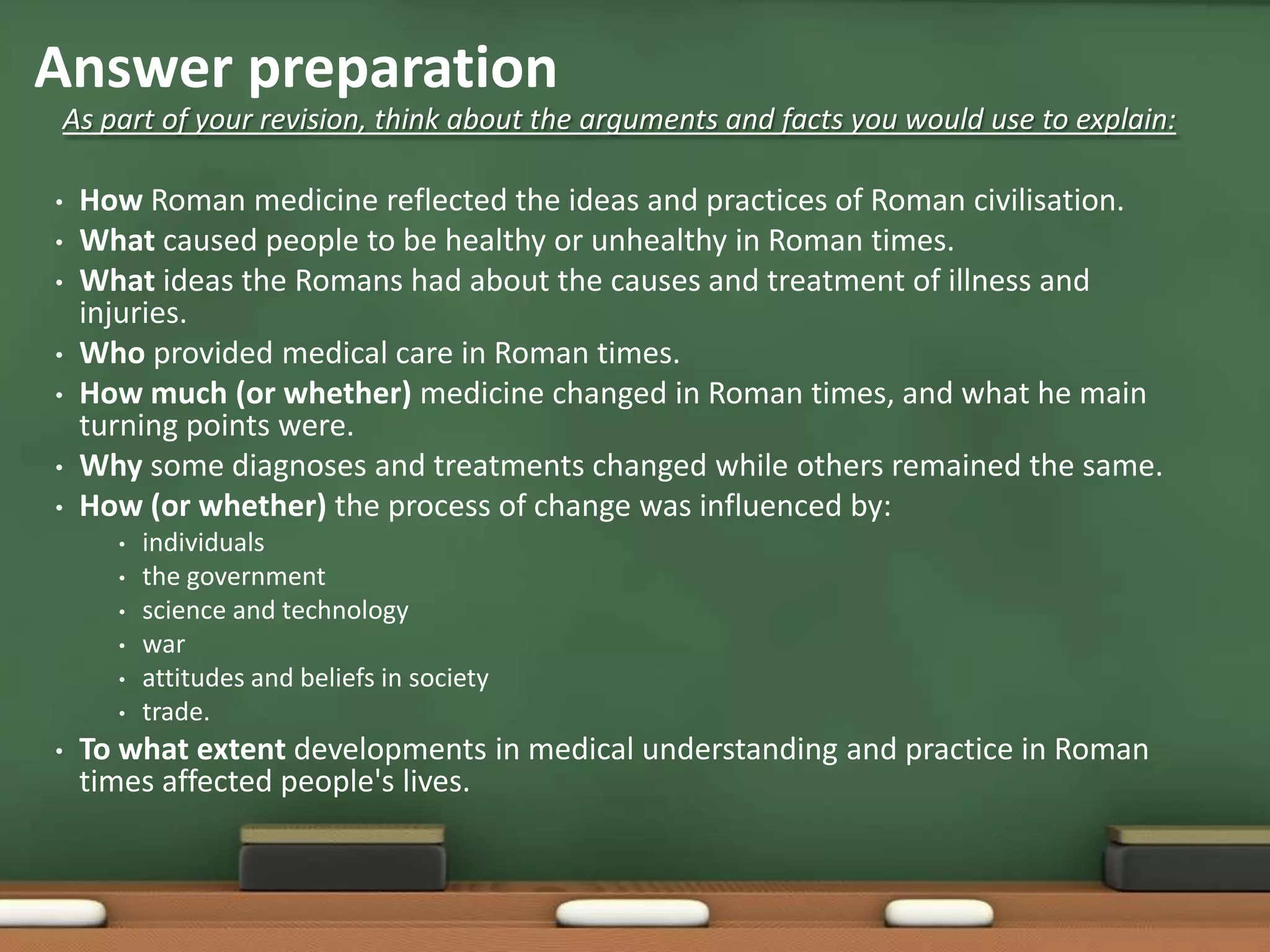 Medicine through time - GCSE History | PPTX