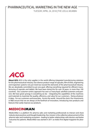 A Pharma Thought Leaders Seminar by ACG | PDF