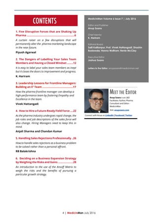 Five Disruptive Forces that are Shaking Up Indian Pharma! | PDF ...