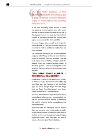 Five Disruptive Forces that are Shaking Up Indian Pharma! | PDF