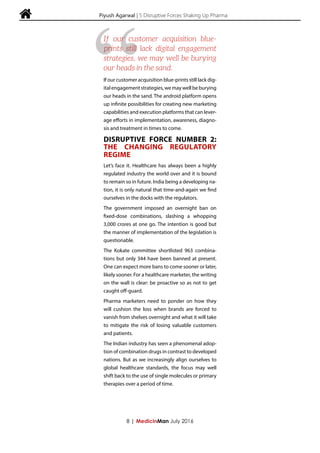Five Disruptive Forces that are Shaking Up Indian Pharma! | PDF