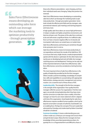 Medical Rep to President - Inspiring Story of Subroto Banerjee | PDF