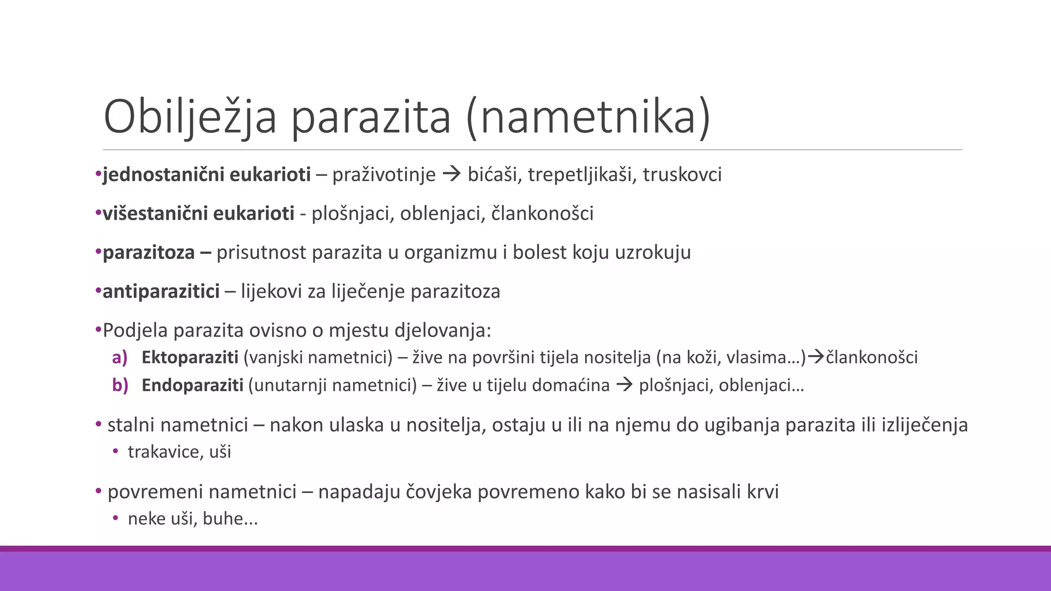 Medicinska parazitologija | PPSX