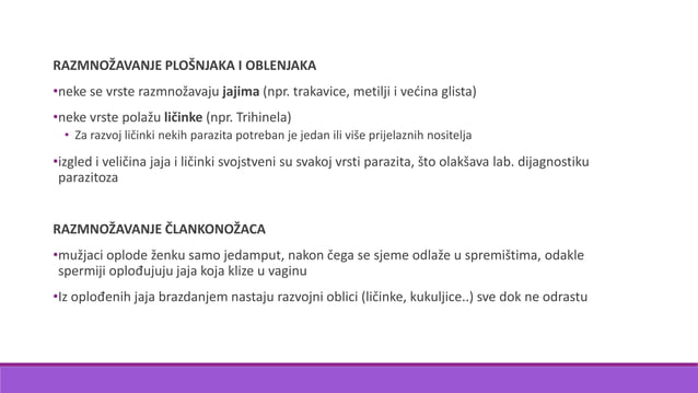 Medicinska parazitologija | PPSX