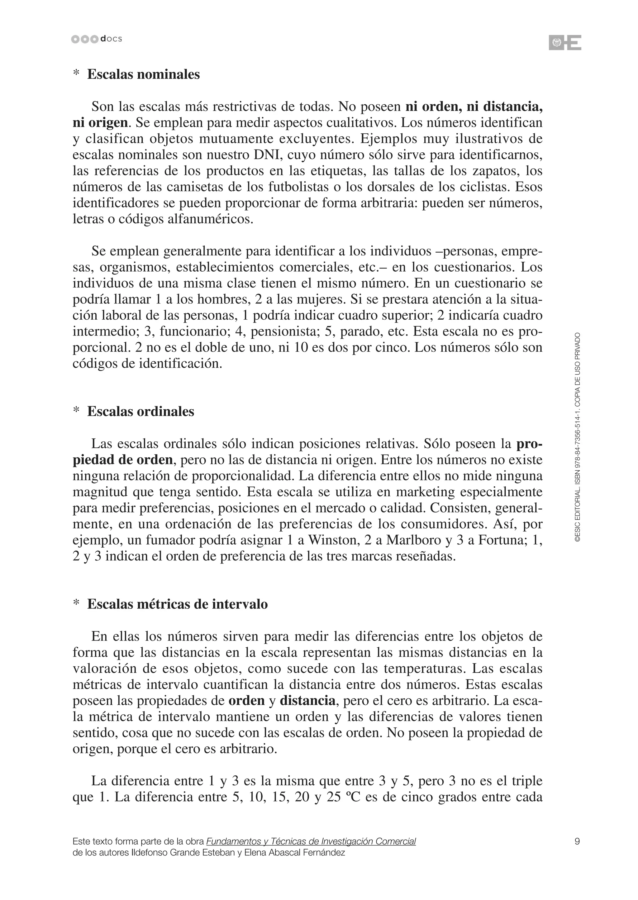 Medición y escalas | PDF
