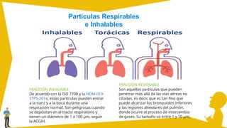 MEDICION DE AGENTES QUIMICOS seguridad internalcional | PPTX