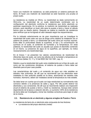 Medicion de sistema de puesta a tierra | PDF