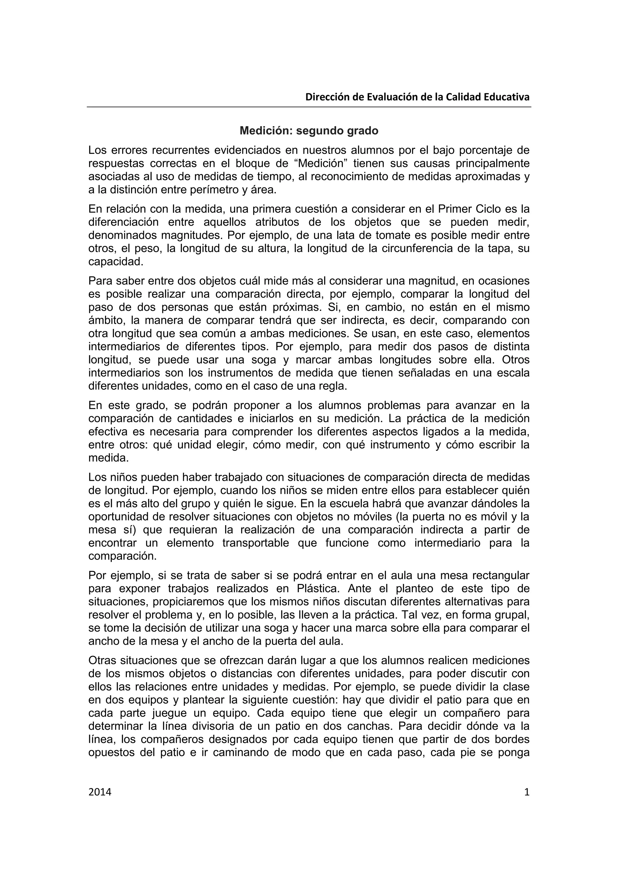 Medicion segundo grado | PDF