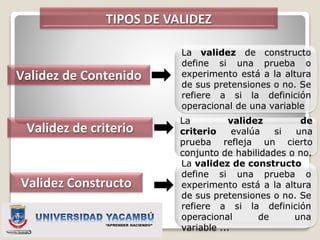 Validez y confiabilidad | PPSX
