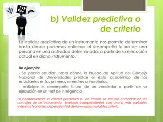 MEDICIÓN Y VALIDEZ | PPTX