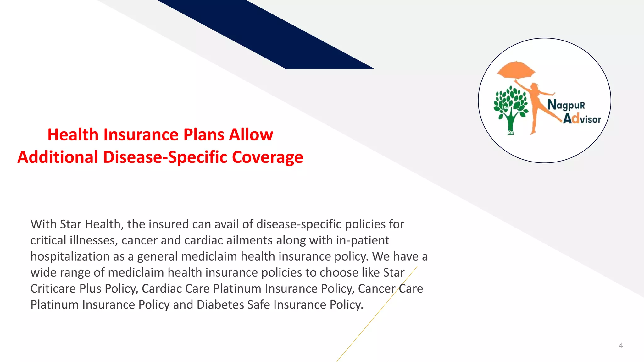 Mediclaim health insurance policies | PPTX