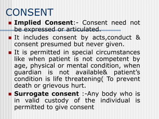 medico-legal-issues.pptJKGKJKJKJJKHJKHHH | PPT