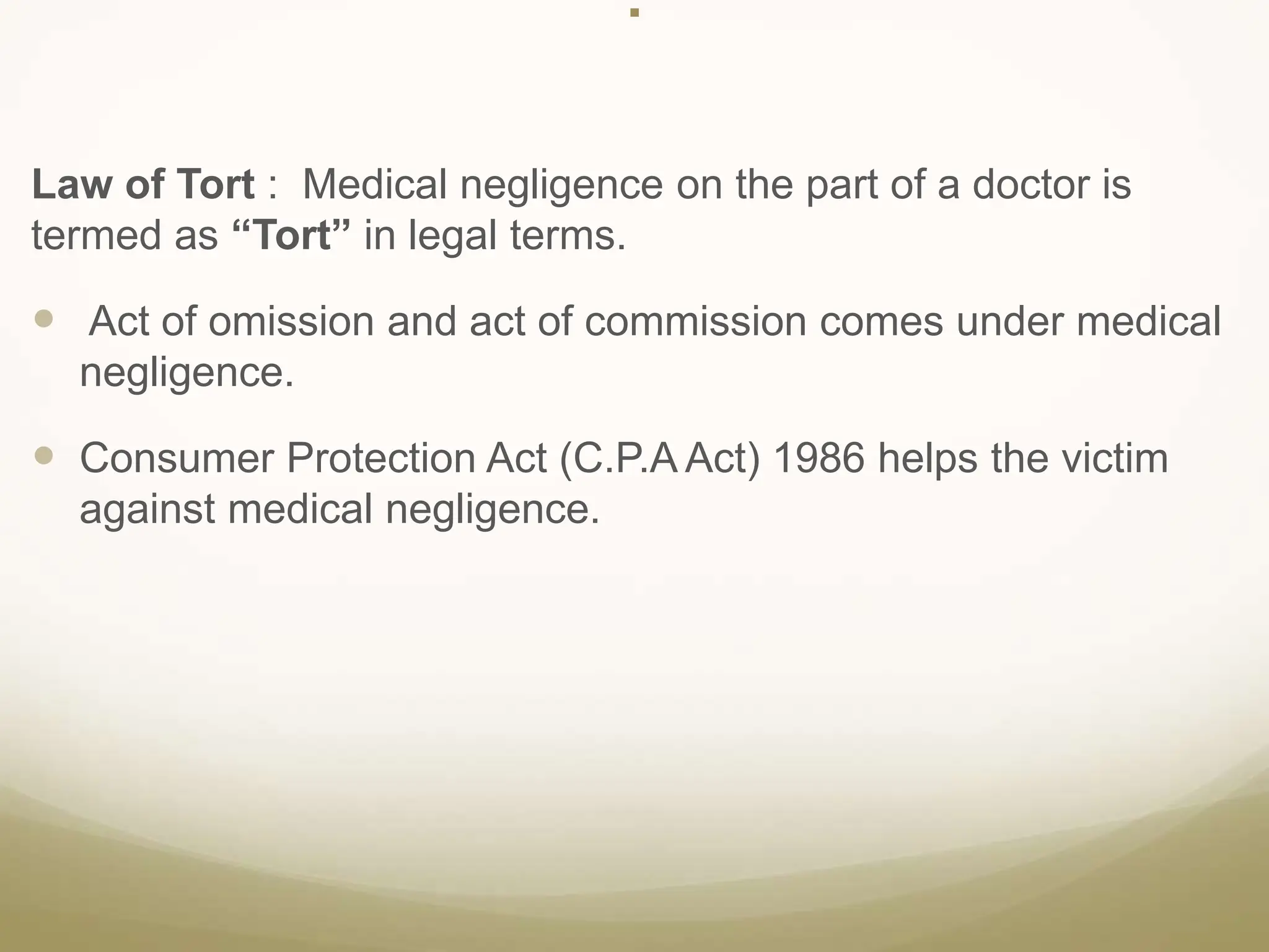 Medico legal issues regarding surgical practice | PPTX