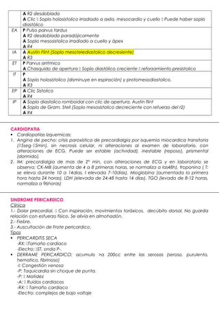 semiologia cardiovascular | DOC