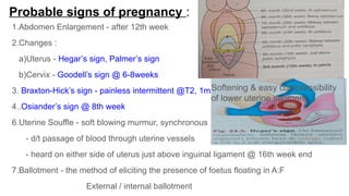 Medico Legal - pregnancy.pptx on fmt medicine | PPTX