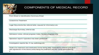 Medico legal aspect of Medical Records | PPTX