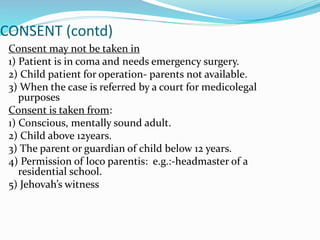 Medicolegal aspectsof anaesthesia | PPTX