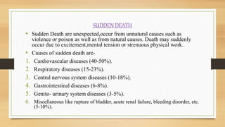 Medicolegal aspects of death | PPTX