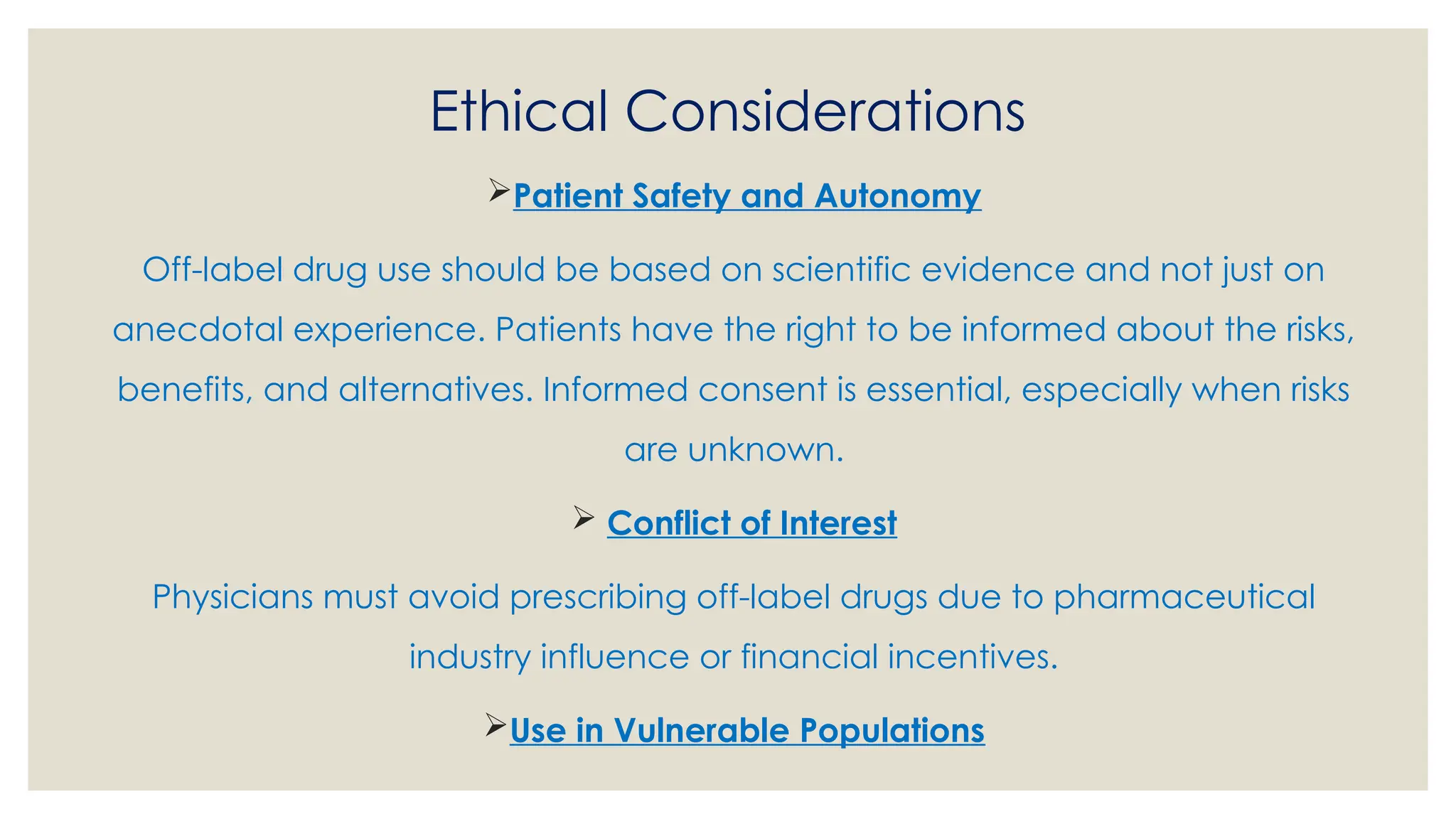 Medicolegal aspects of unapproved use of Drugs- an overview.pptx