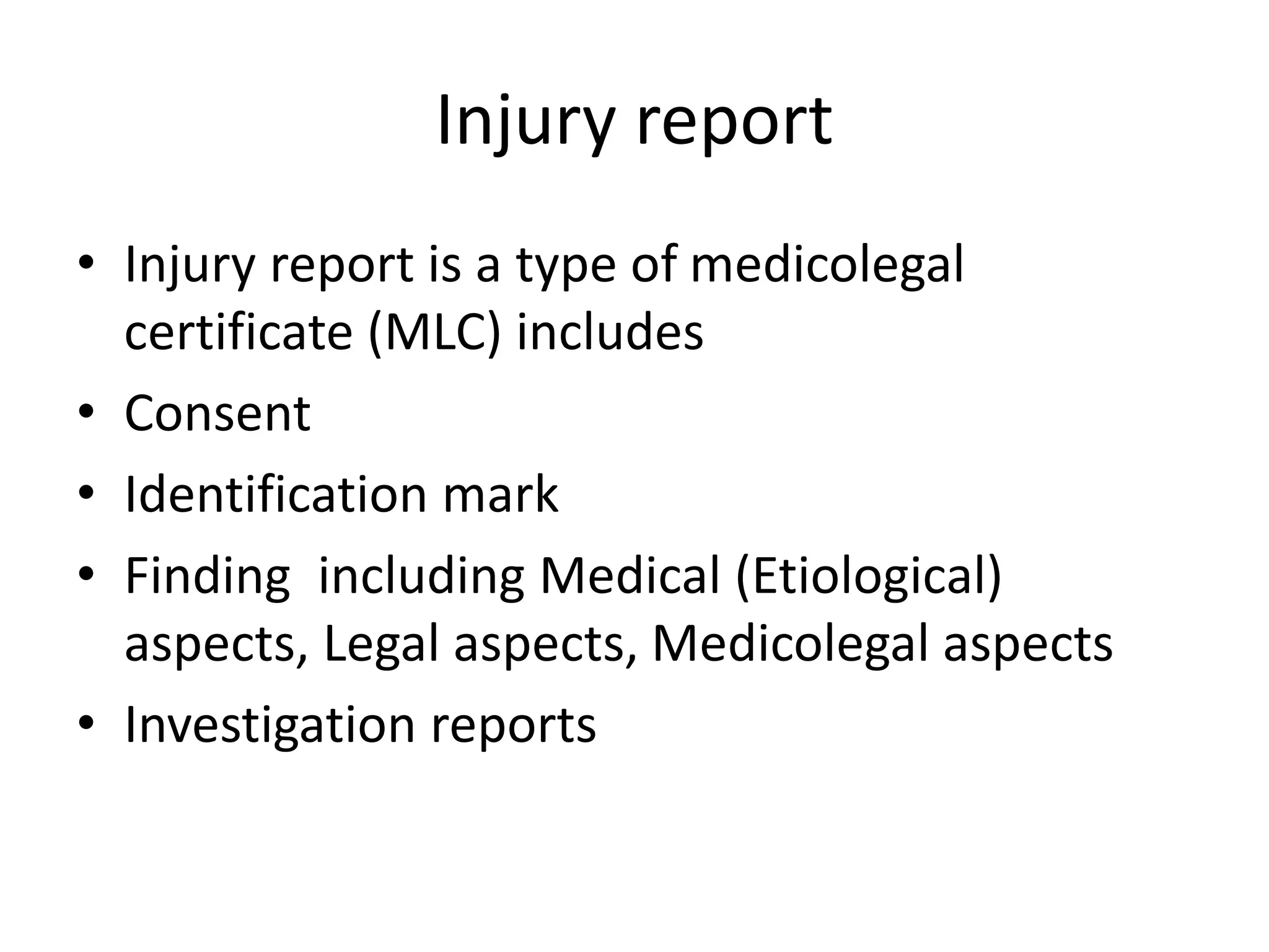 medico legal aspects of wound - forensic medicine | PPTX