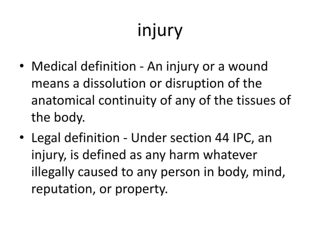 medico legal aspects of wound - forensic medicine | PPTX