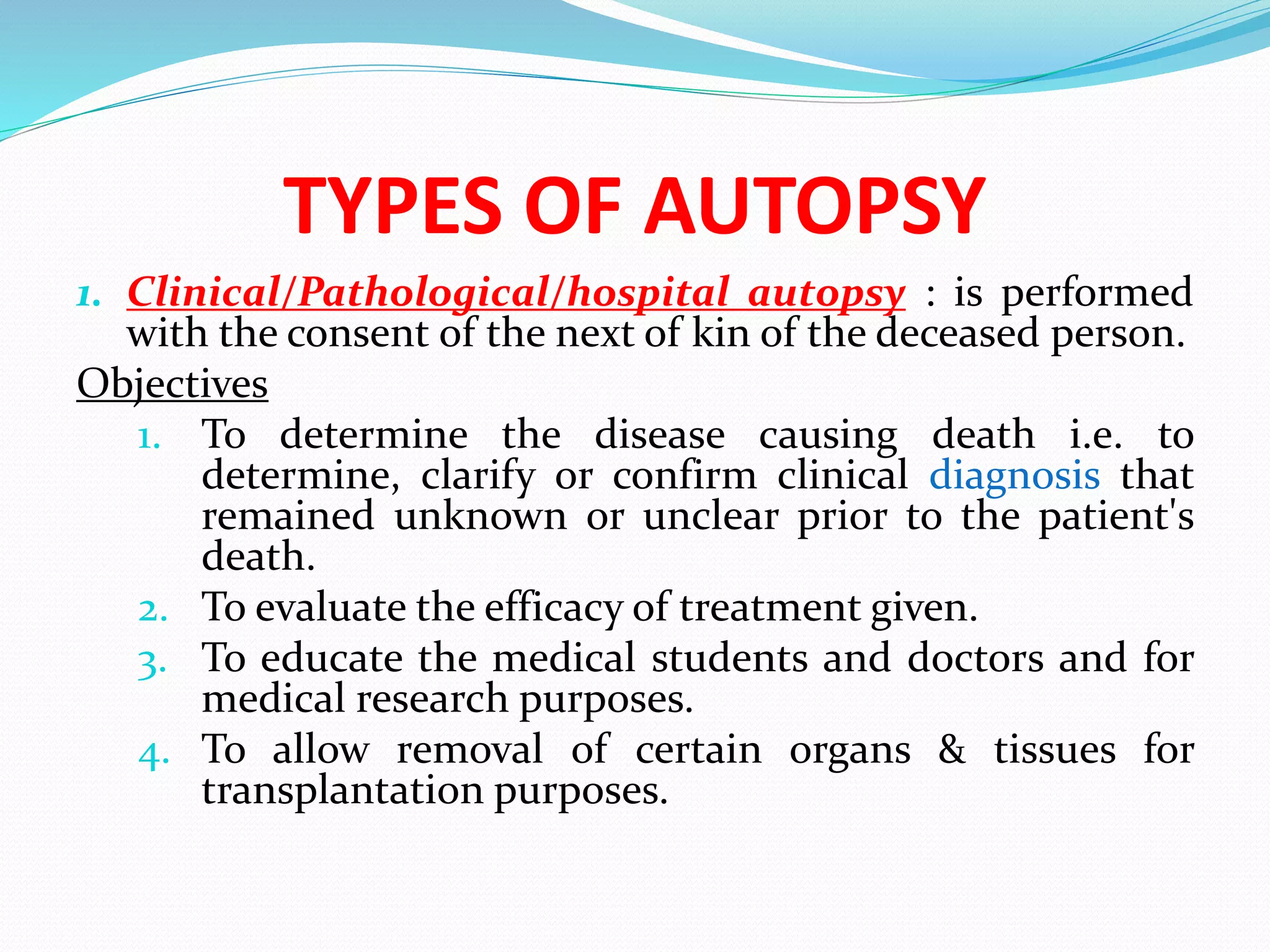 Medico-Legal Autopsy Techniques | PPTX