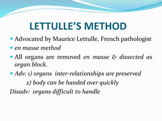Medico-Legal Autopsy Techniques | PPTX