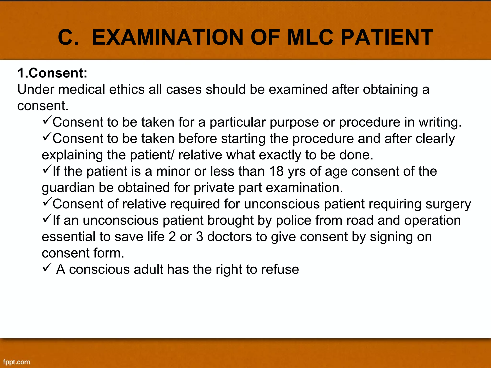 Medico legal case | PPT