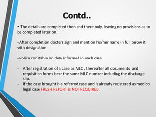 Medico Legal Case which is essential for every fm student | PPT