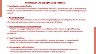 Handling Medico Legal Cases and Documentation : Brought Dead Protocol ...