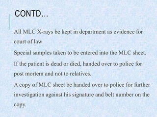 MEDICO LEGAL CASES AND REPORTING.pptx