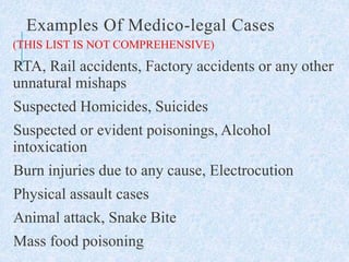 MEDICO LEGAL CASES AND REPORTING.pptx