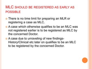 Medico –legal issues | PPTX