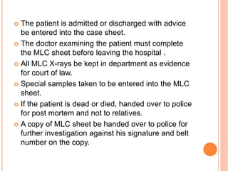 Medico –legal issues | PPTX