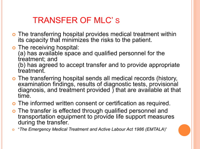 Medico –legal issues | PPTX | First Aid | Injuries