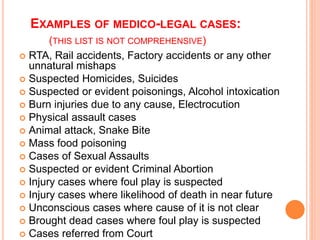 Medico –legal issues | PPTX