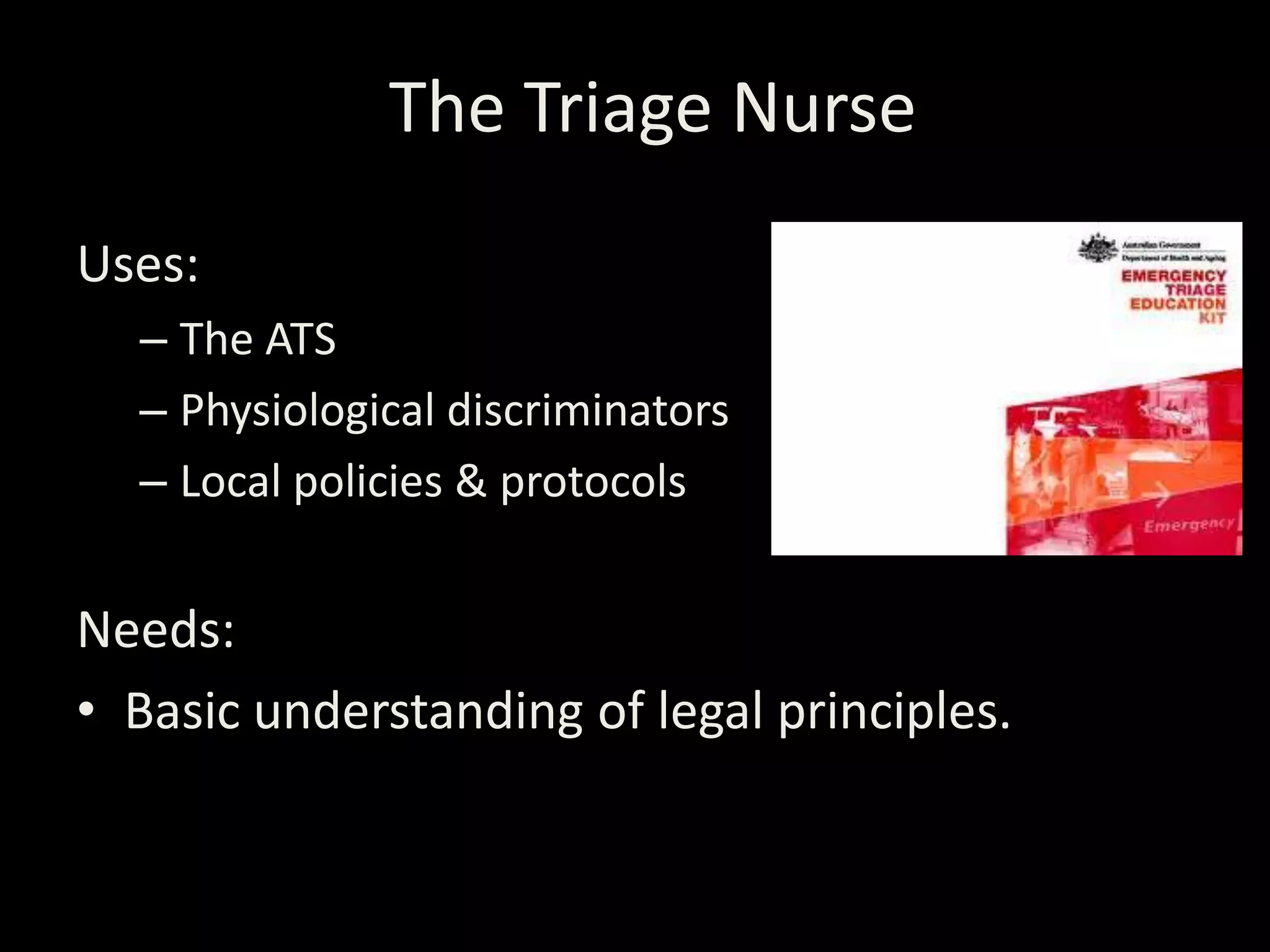 Medico-Legal Issues at Triage | PPTX