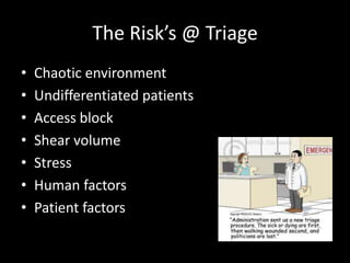 Medico-Legal Issues at Triage | PPTX