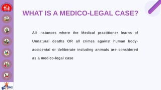 MEDICOLEGAL role of MEDICAL OFFICER at a hospital.pdf