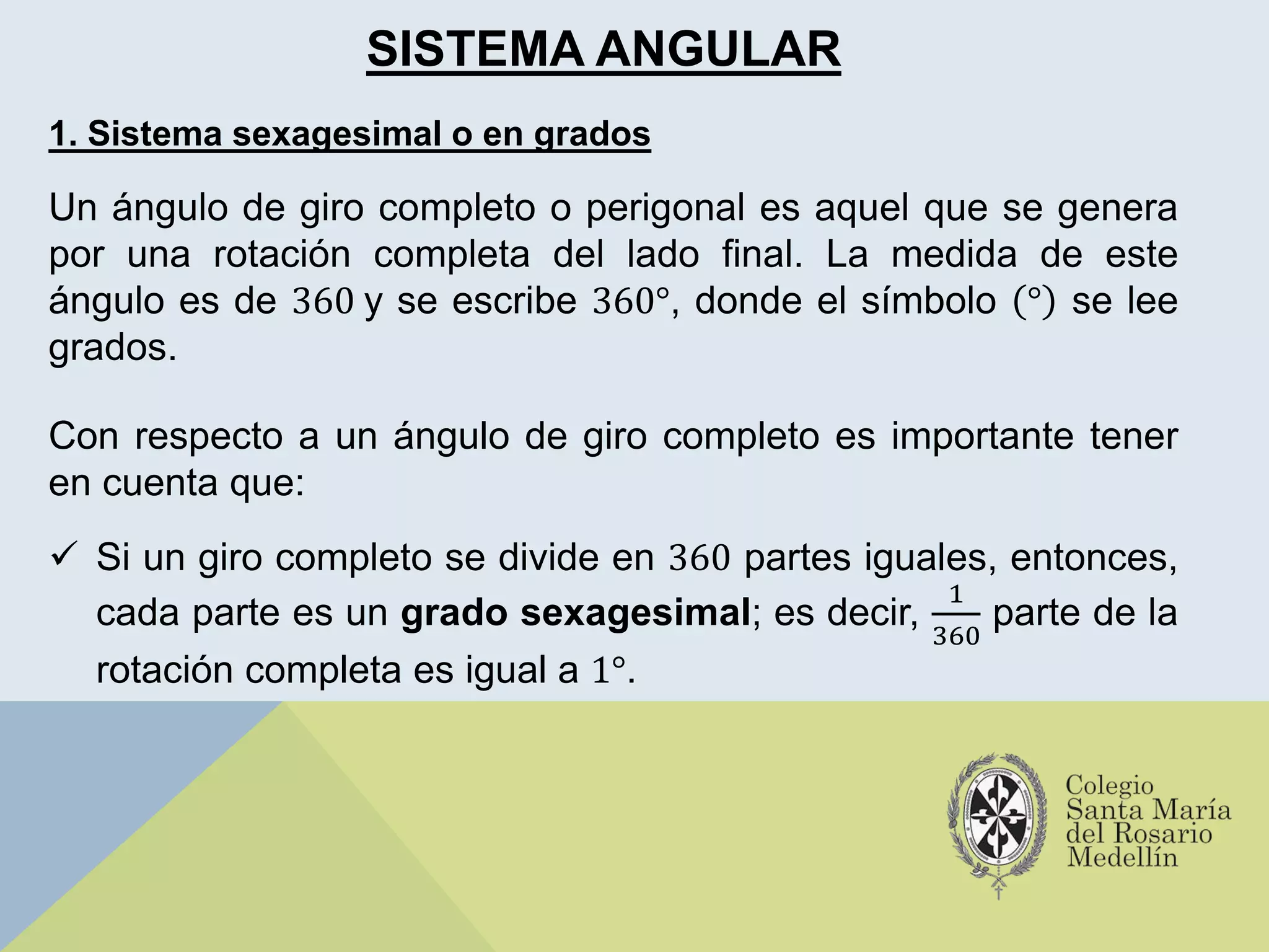 Medidas Angulares | PPT