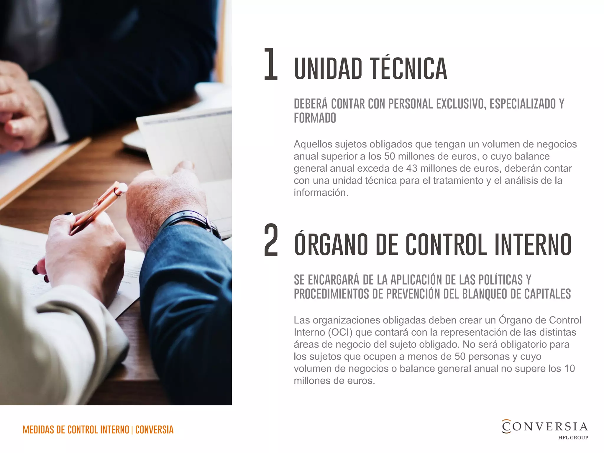Conversia – Problemas a evitar con las medidas de control interno | PPT