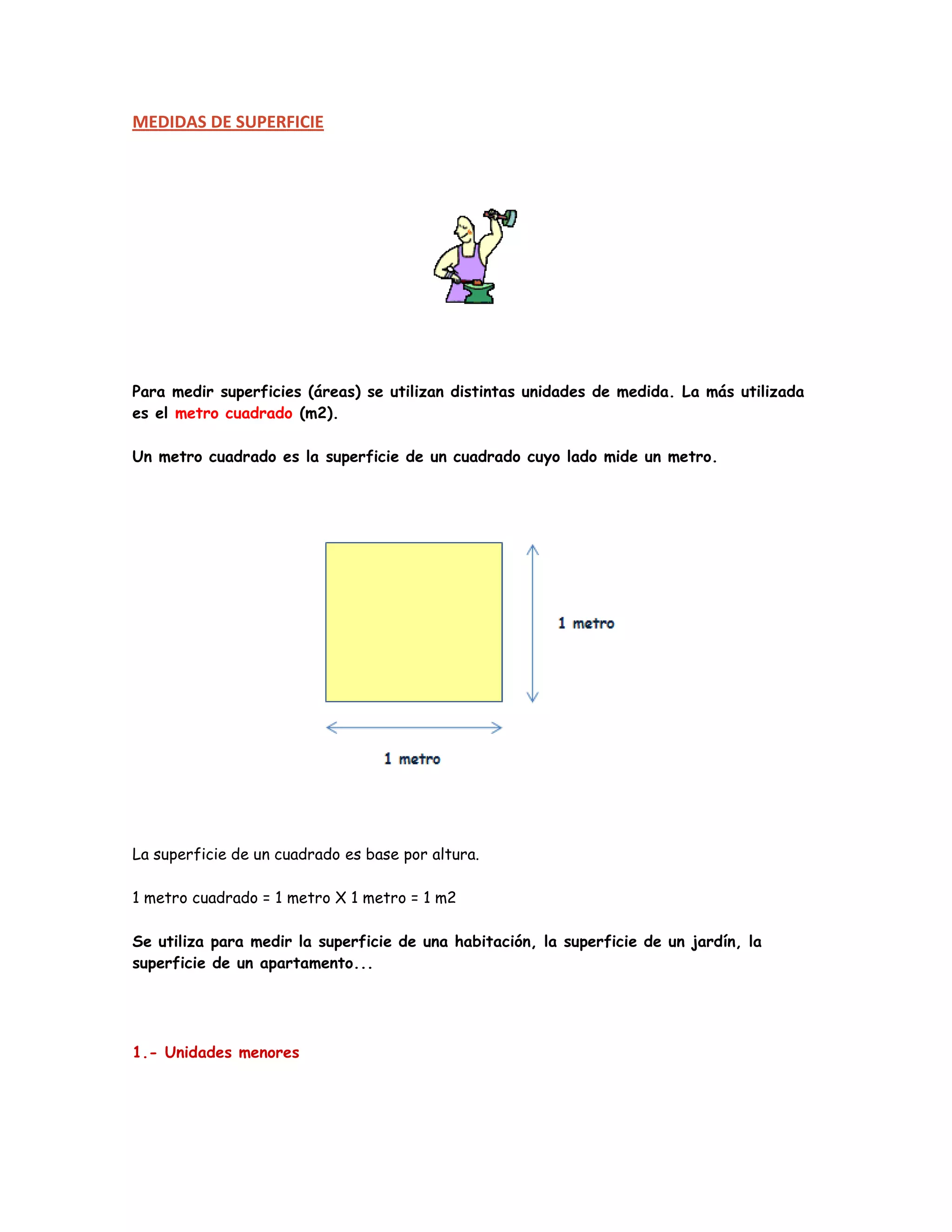 Medidas de area | DOCX