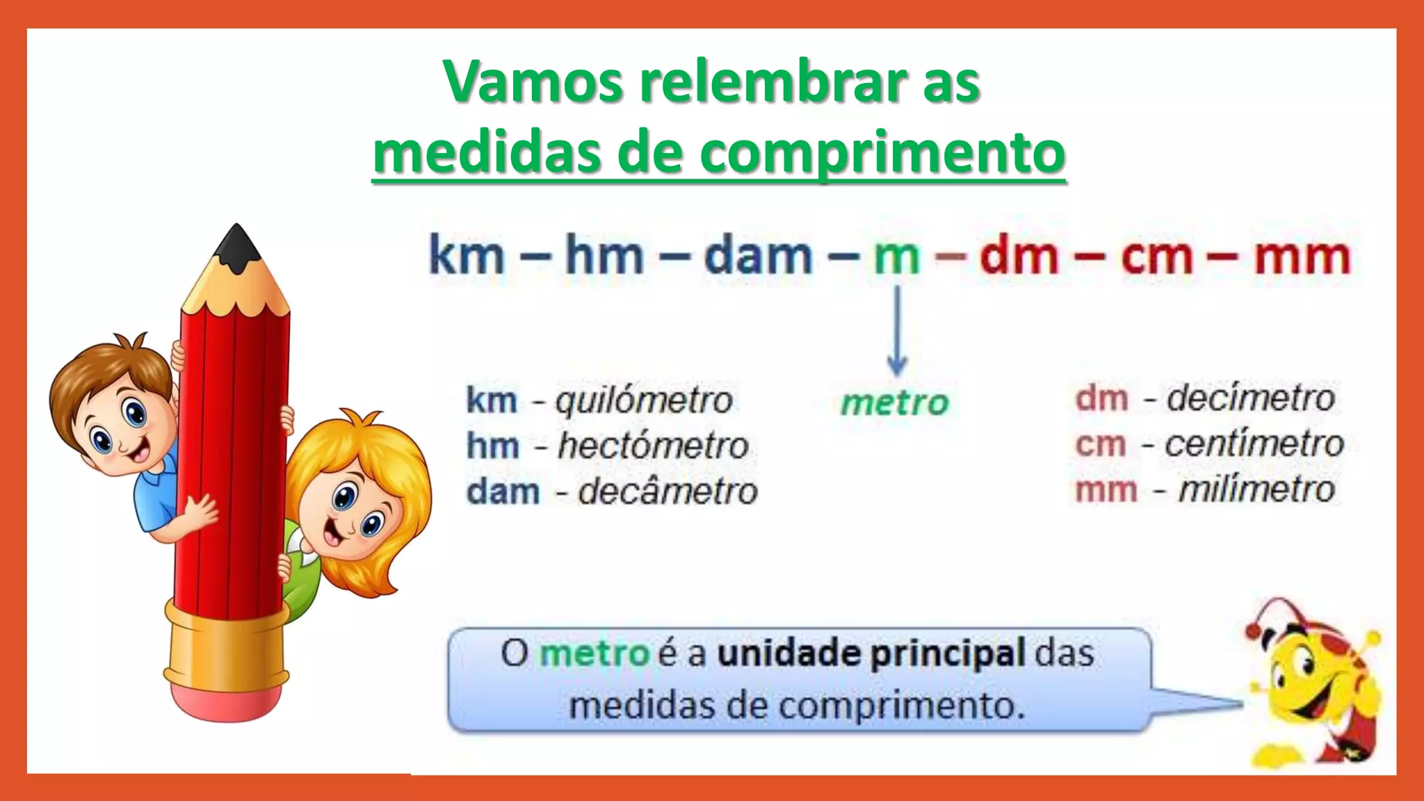 Medidas de comprimento e área - Matemática.ppsx