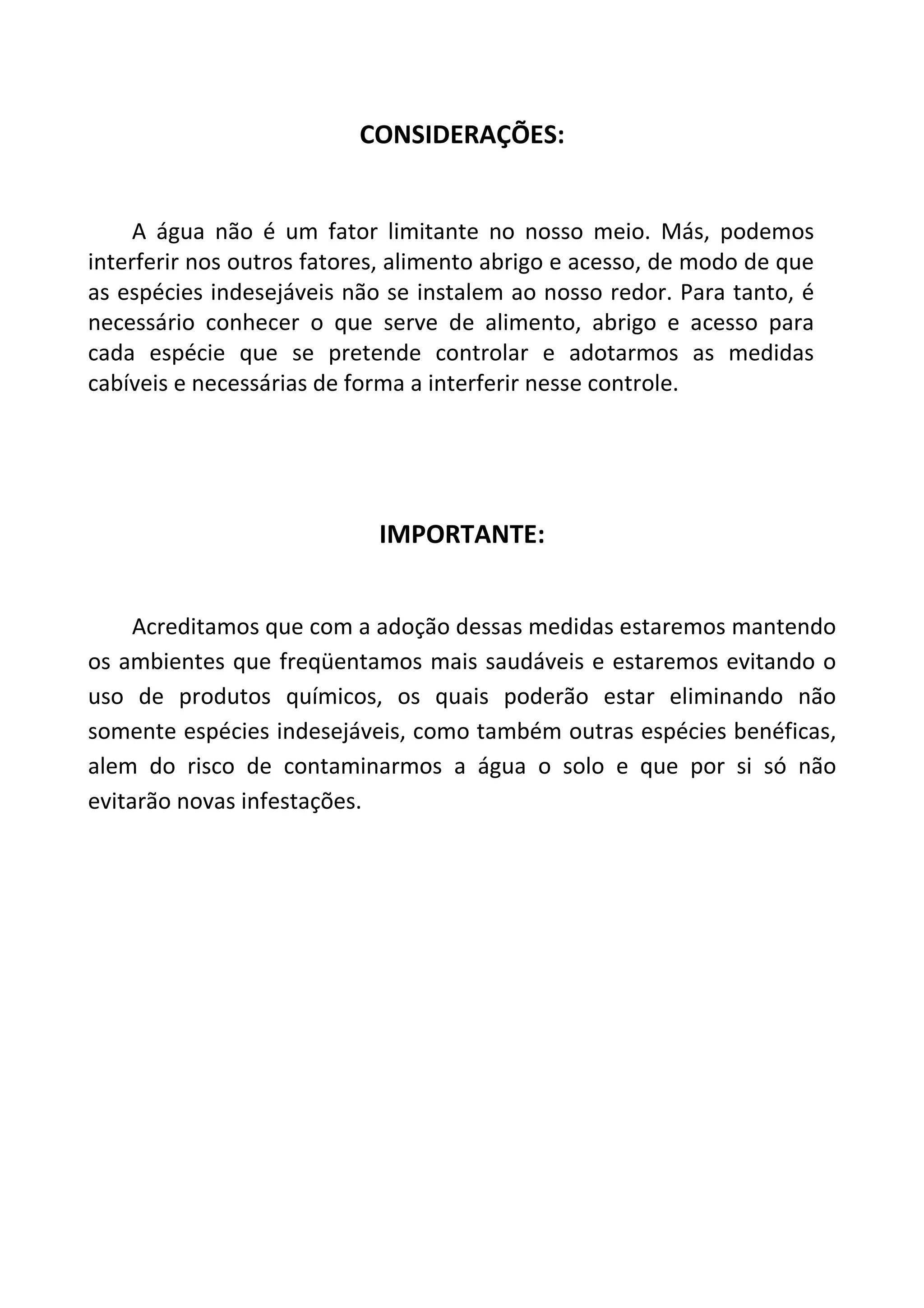 Medidas de controle veotorial e de animais sinant´ropicos | PDF
